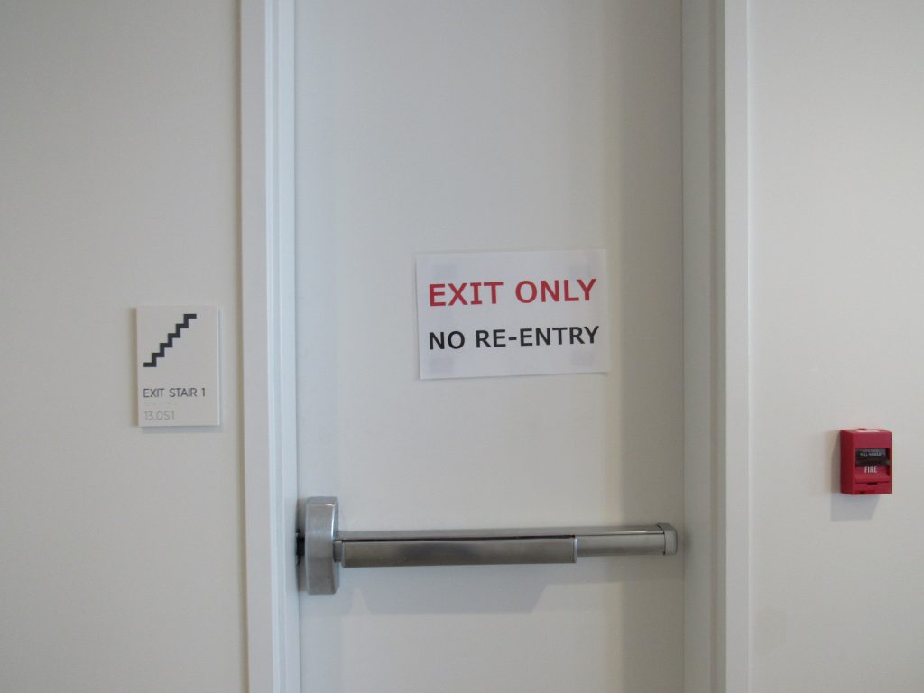 Emergency Evacuation Exit Door | Cloud-In-Hand® Solutions Platform by ...